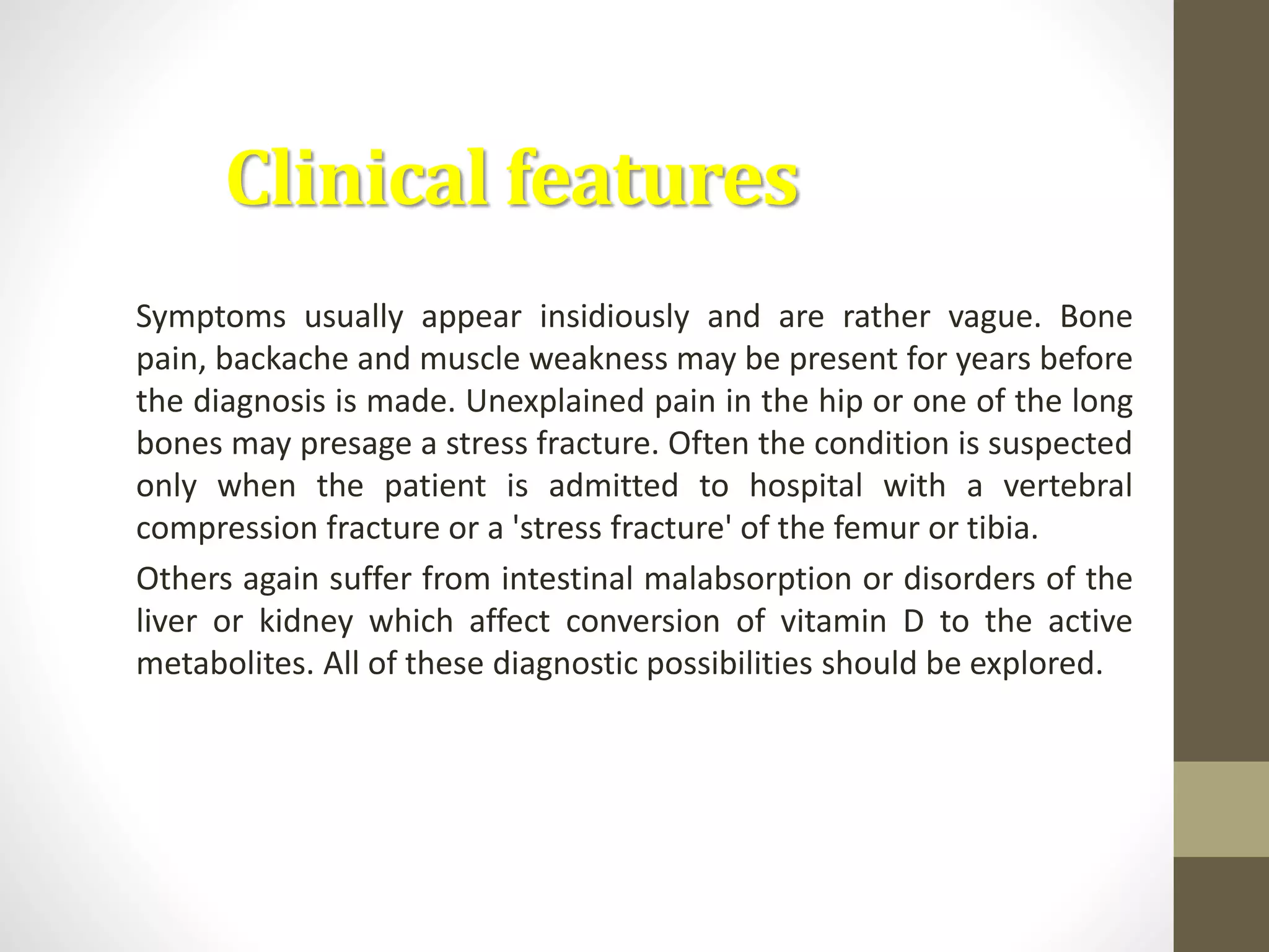 Metabolic bone disease.pptx | Bone and Joint Conditions | Diseases and ...