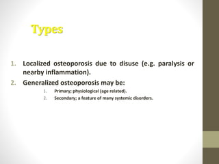 Metabolic bone disease.pptx | Bone and Joint Conditions | Diseases and Conditions