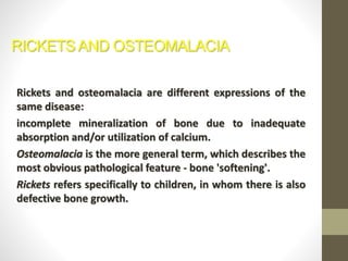 Metabolic bone disease.pptx | Bone and Joint Conditions | Diseases and Conditions