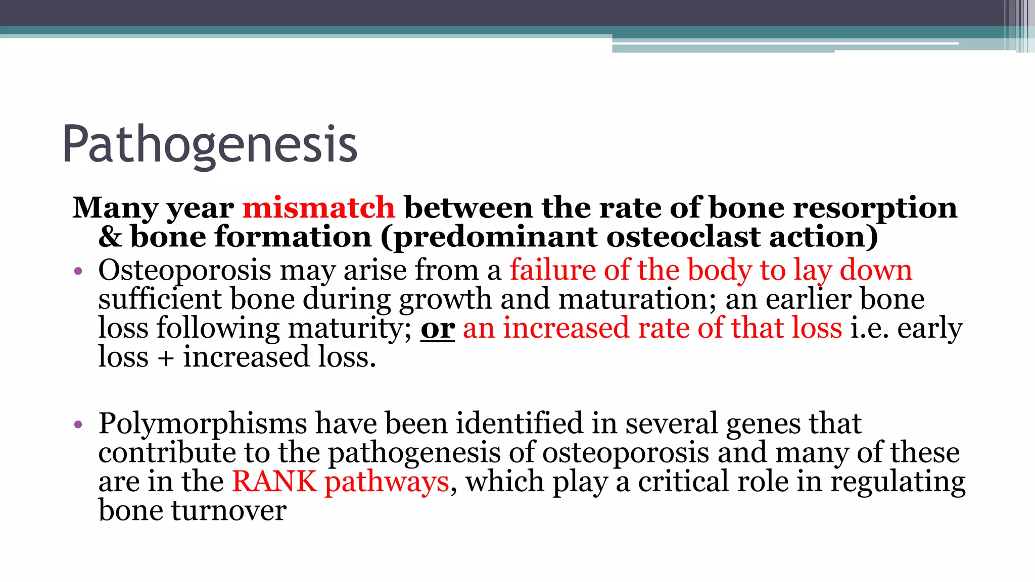 Metabolic bone diseases for students | PPTX