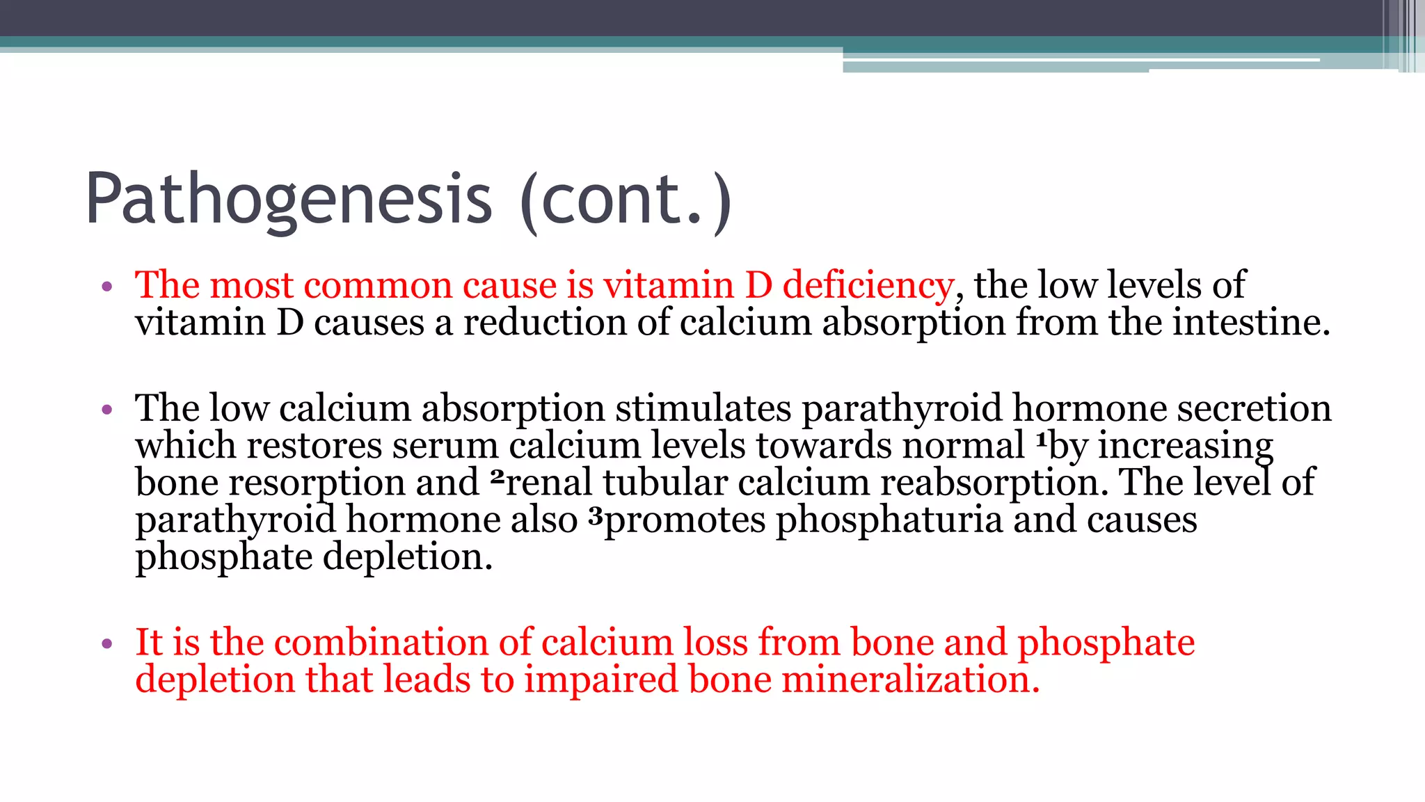 Metabolic bone diseases for students | PPTX