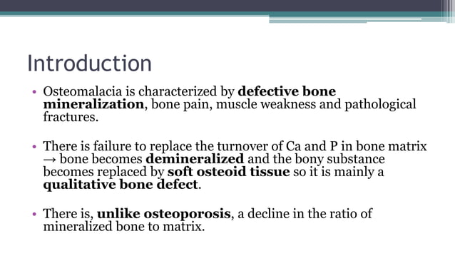Metabolic bone diseases for students | PPTX