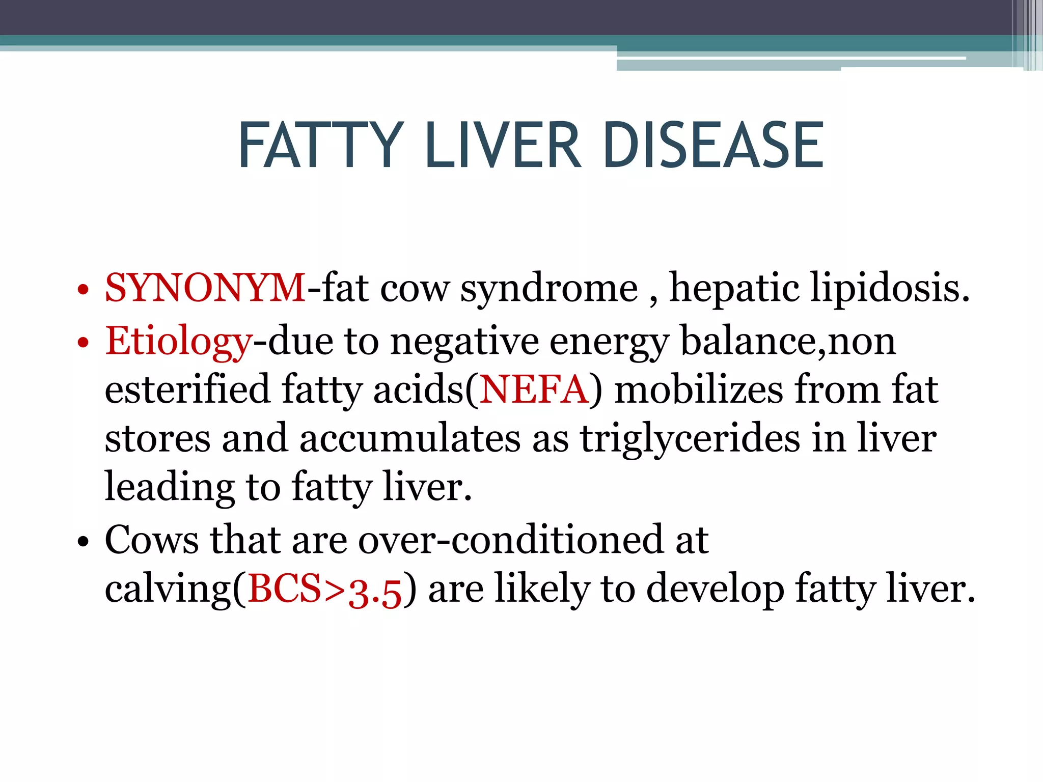 Metabolic disorders in Livestock | PPTX