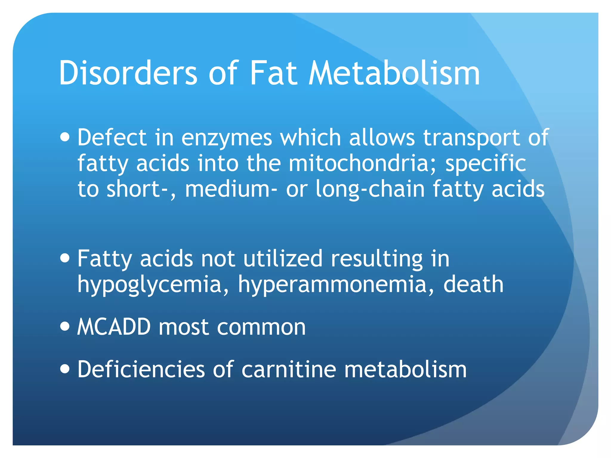 Metabolic disorders 2019 | PPTX
