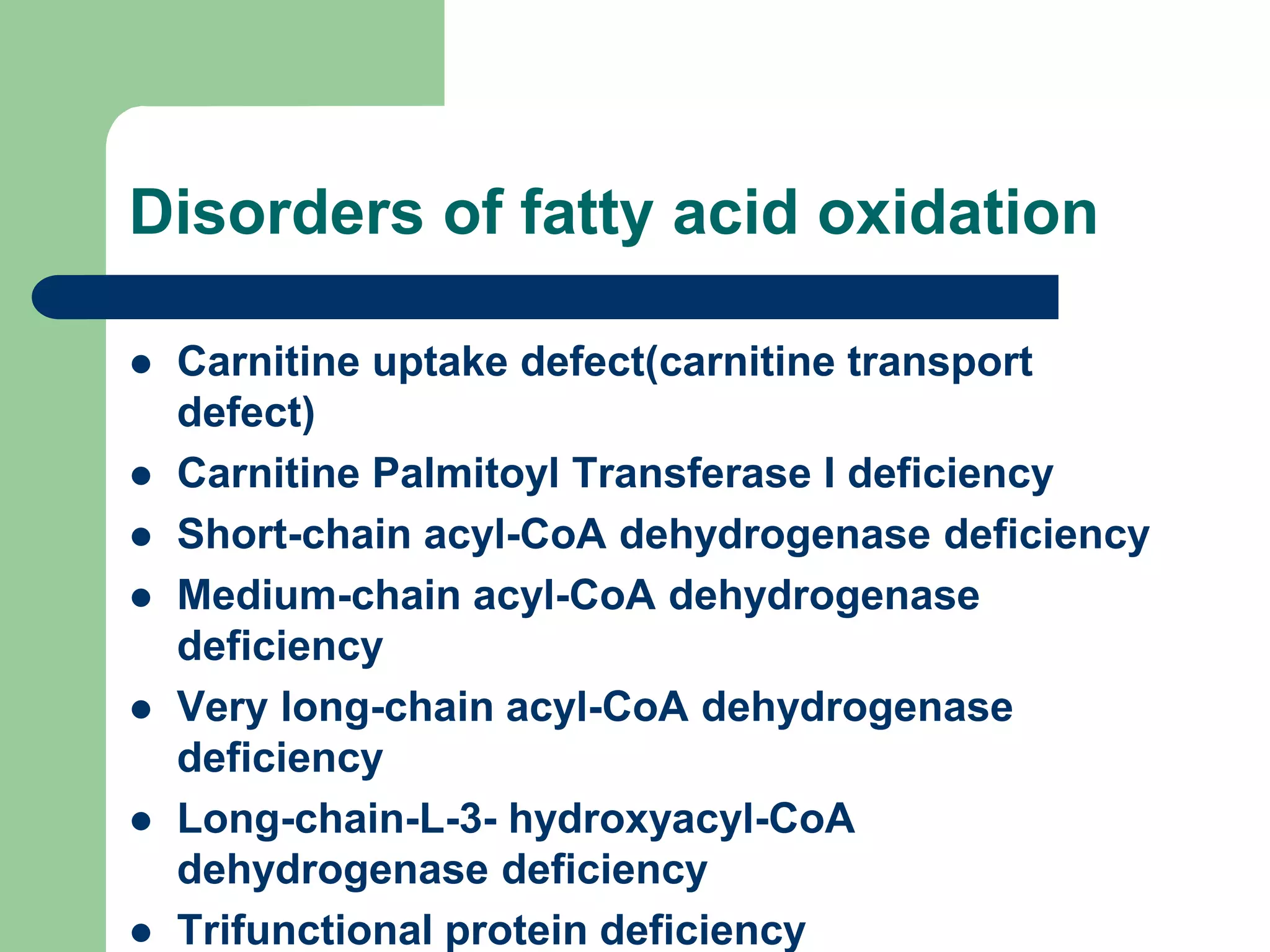 Metabolic disorders 2019 | PPTX