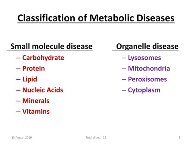 Metabolic disorders 2019 | PPTX