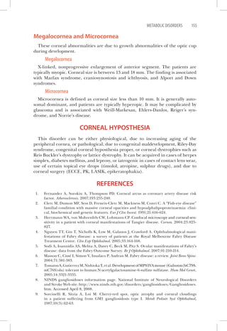 Metabolic disorders of the Eye : Michael Duplessie co-author | PDF
