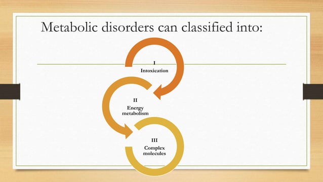 Metabolic disorders in neurology | PPTX