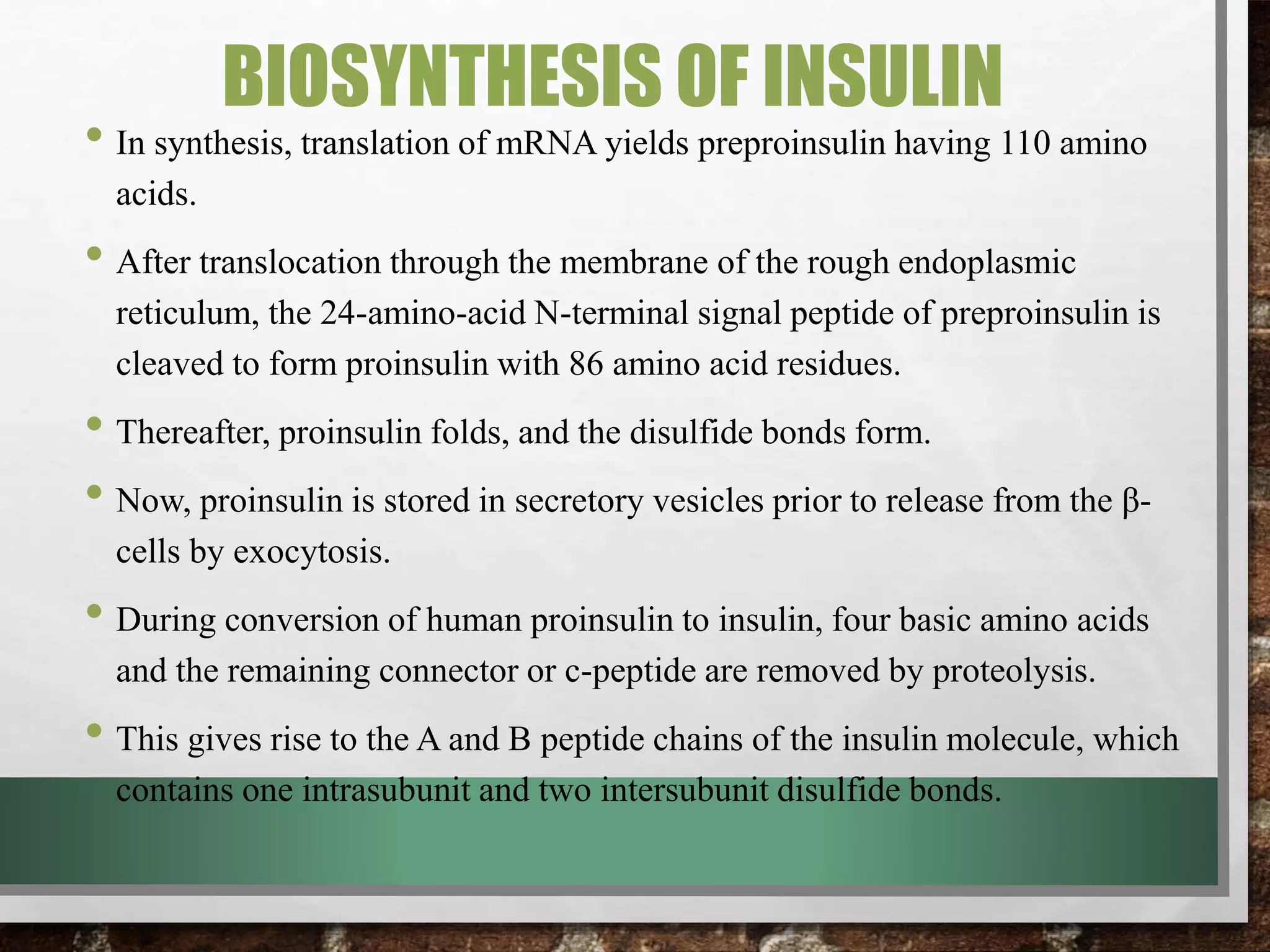 Metabolic effect of insulin and glucagon | PPTX