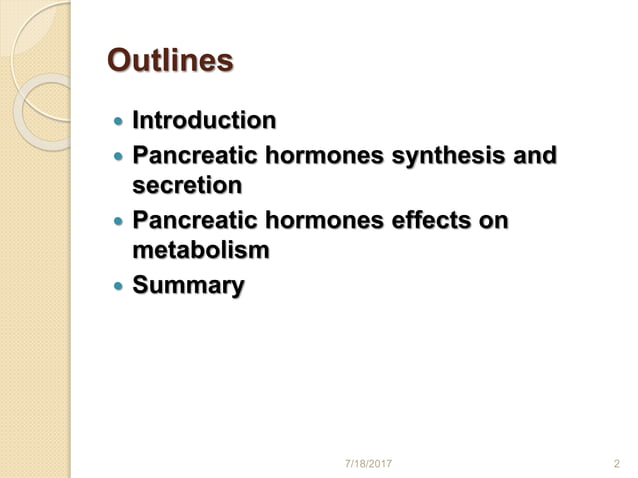 Metabolic effect of pancreatic hormones,insulin glucagon and PPP ...