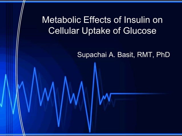 Metabolic Effects of Insulin | PDF