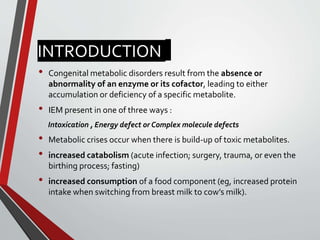 Metabolic emergencies | PPTX