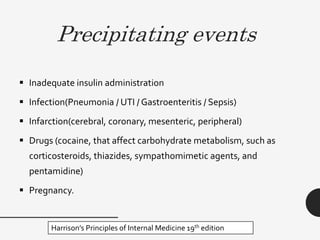 Metabolic emergencies in diabetes mellitus | PPT