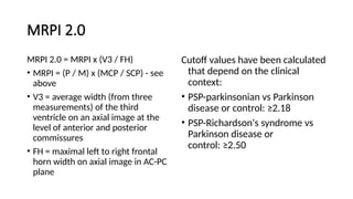 Imaging in Metabolic encephalopathy and dementia | PPTX