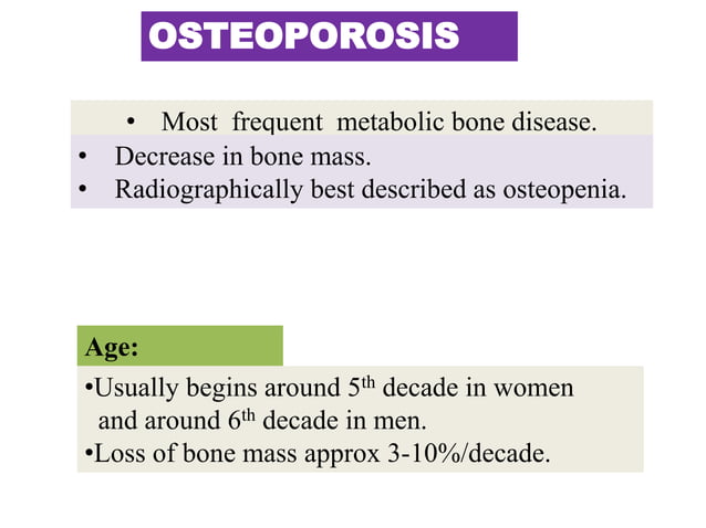 Metabolic & endocrine disorders affecting bone (Radiology) | PPTX