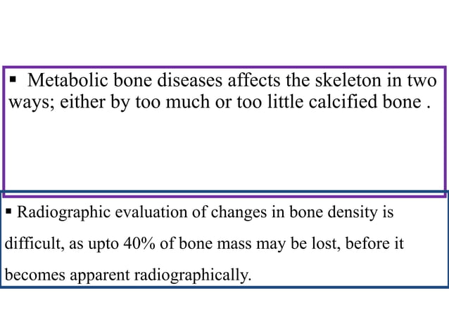 Metabolic & endocrine disorders affecting bone (Radiology) | PPTX