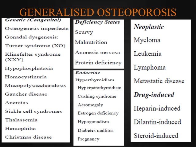 Metabolic And Endocrine Disorders Of Skeletal System Pptx 2713