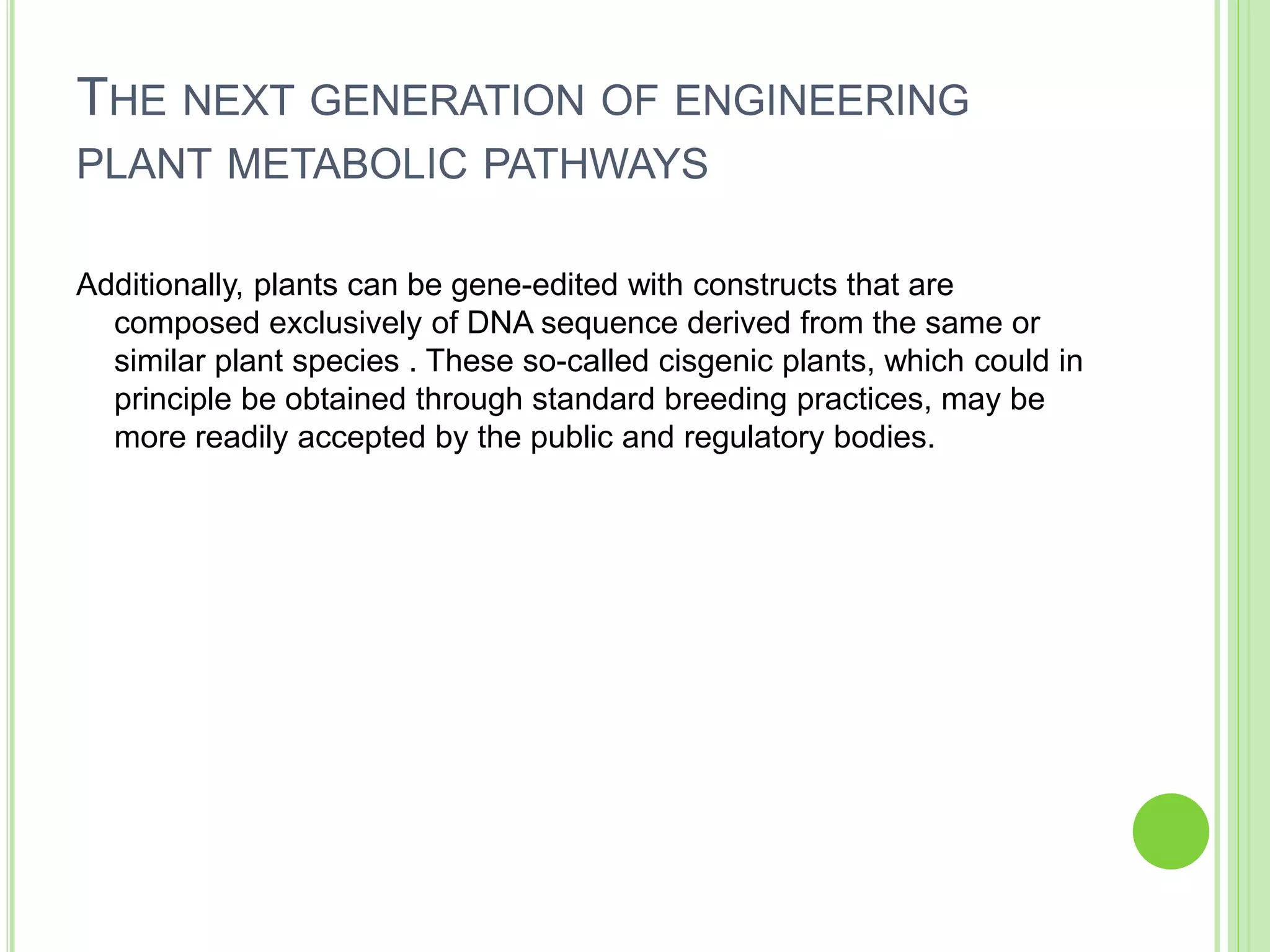 Metabolic engineering | PPTX