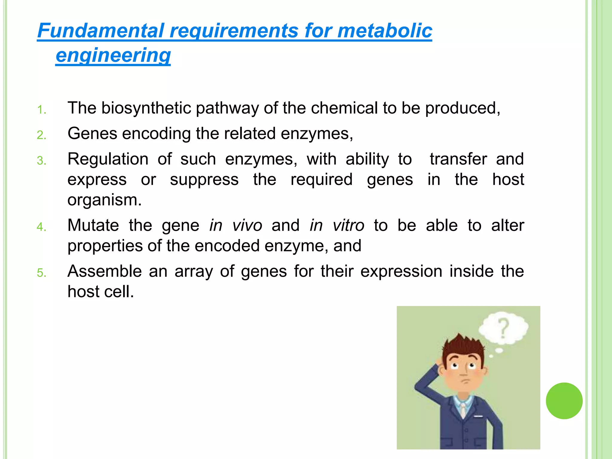 Metabolic engineering | PPTX