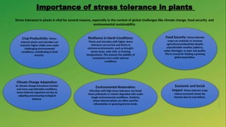 Metabolic Engineering for Stress Tolerance.pptx