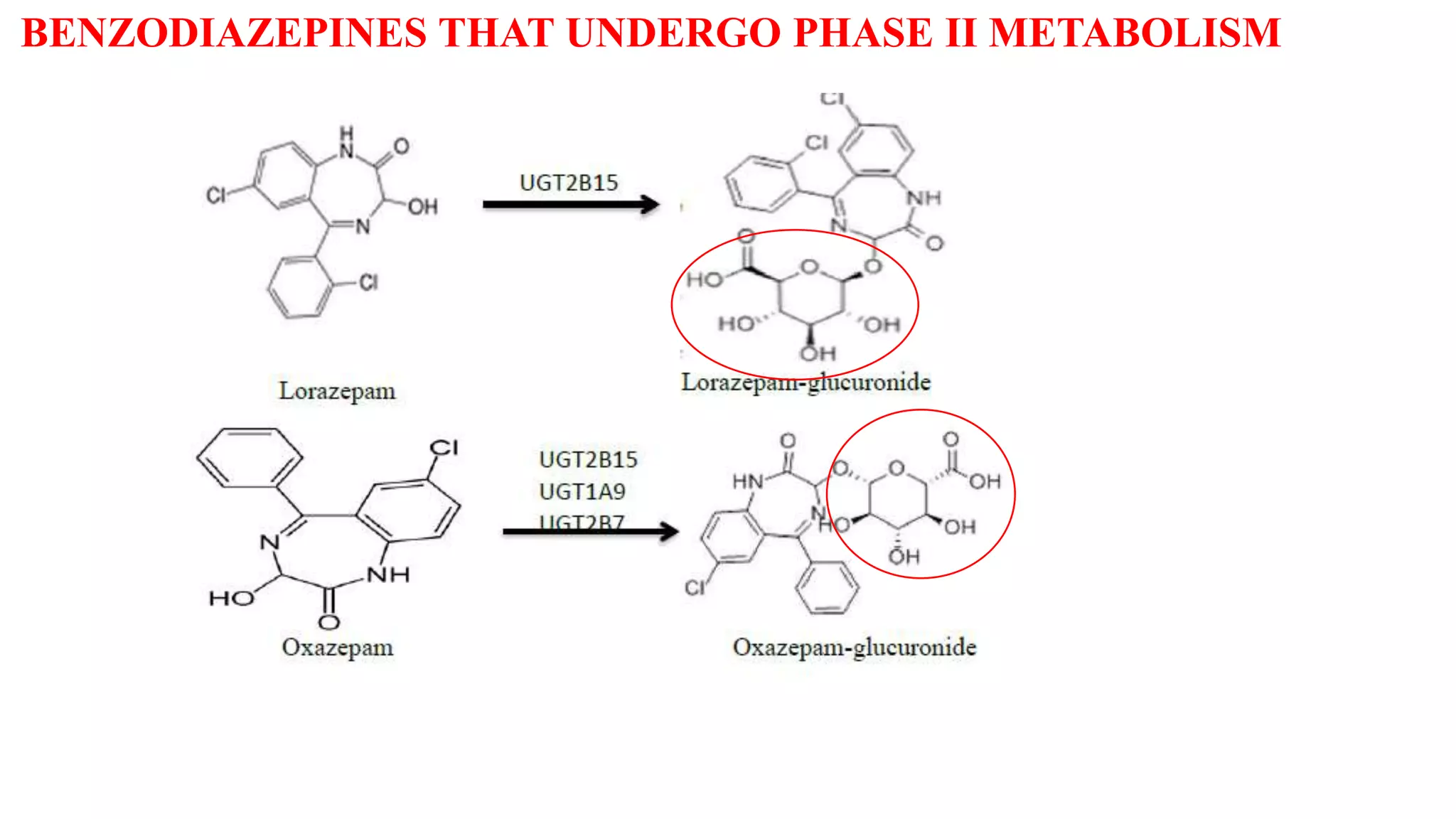 Metabolic fate of benzodiazepines and their identification | PPT