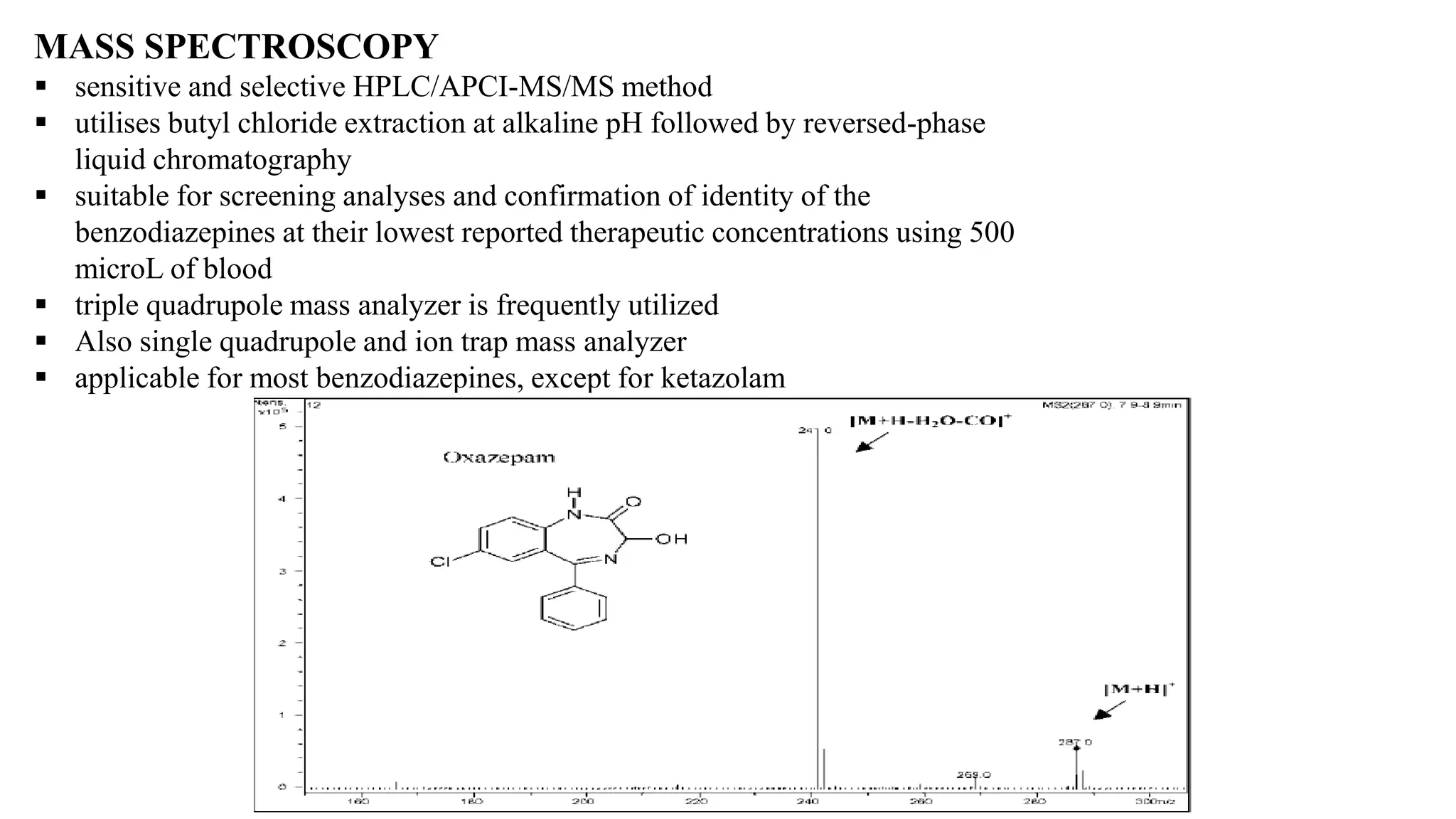 Metabolic fate of benzodiazepines and their identification | PPT