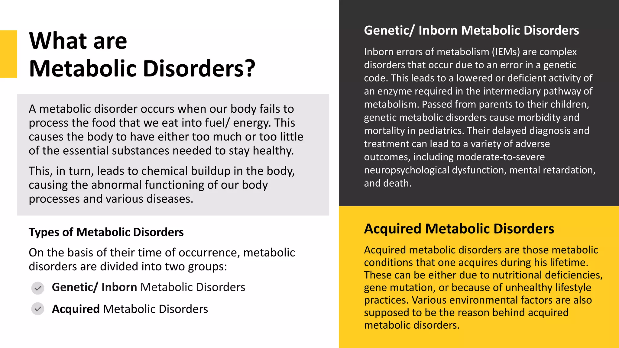 Metabolic Disorders: All You Need to Know | PPTX