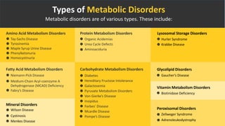 Metabolic Disorders: All You Need to Know | PPTX