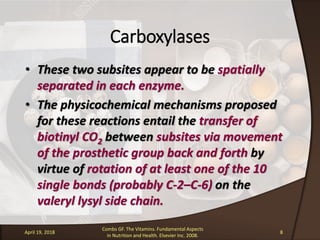 Metabolic functions of biotin | PPT