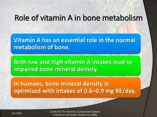 Metabolic functions of vitamin A | PPSX