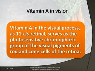 Metabolic functions of vitamin A | PPSX