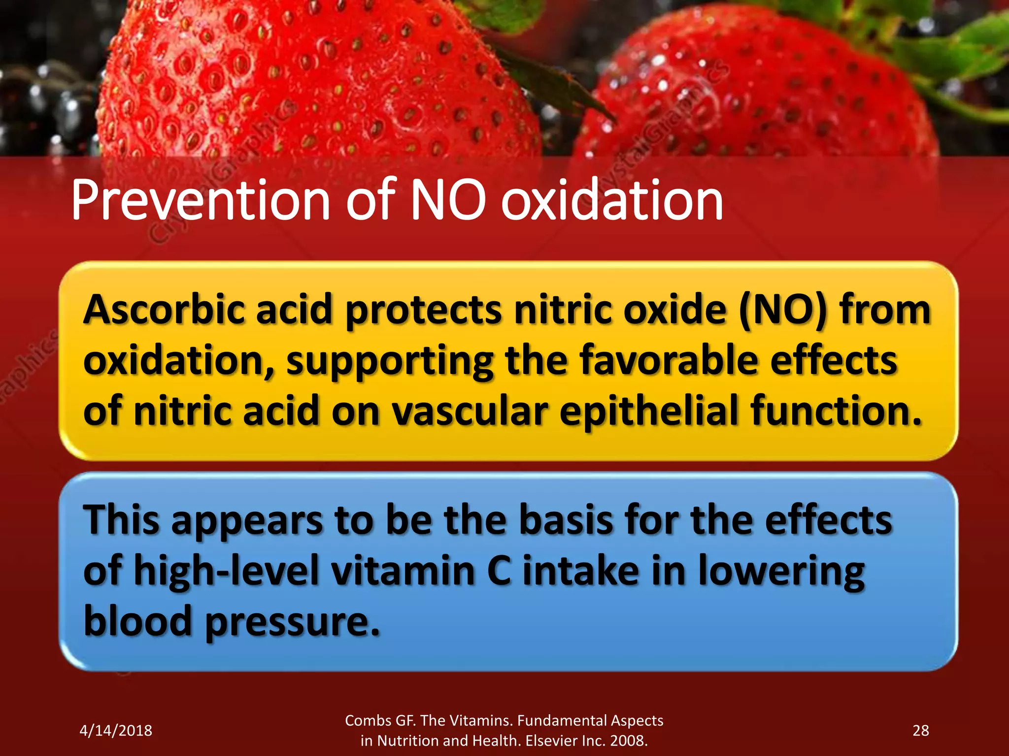 Metabolic functions of vitamin C | PPSX