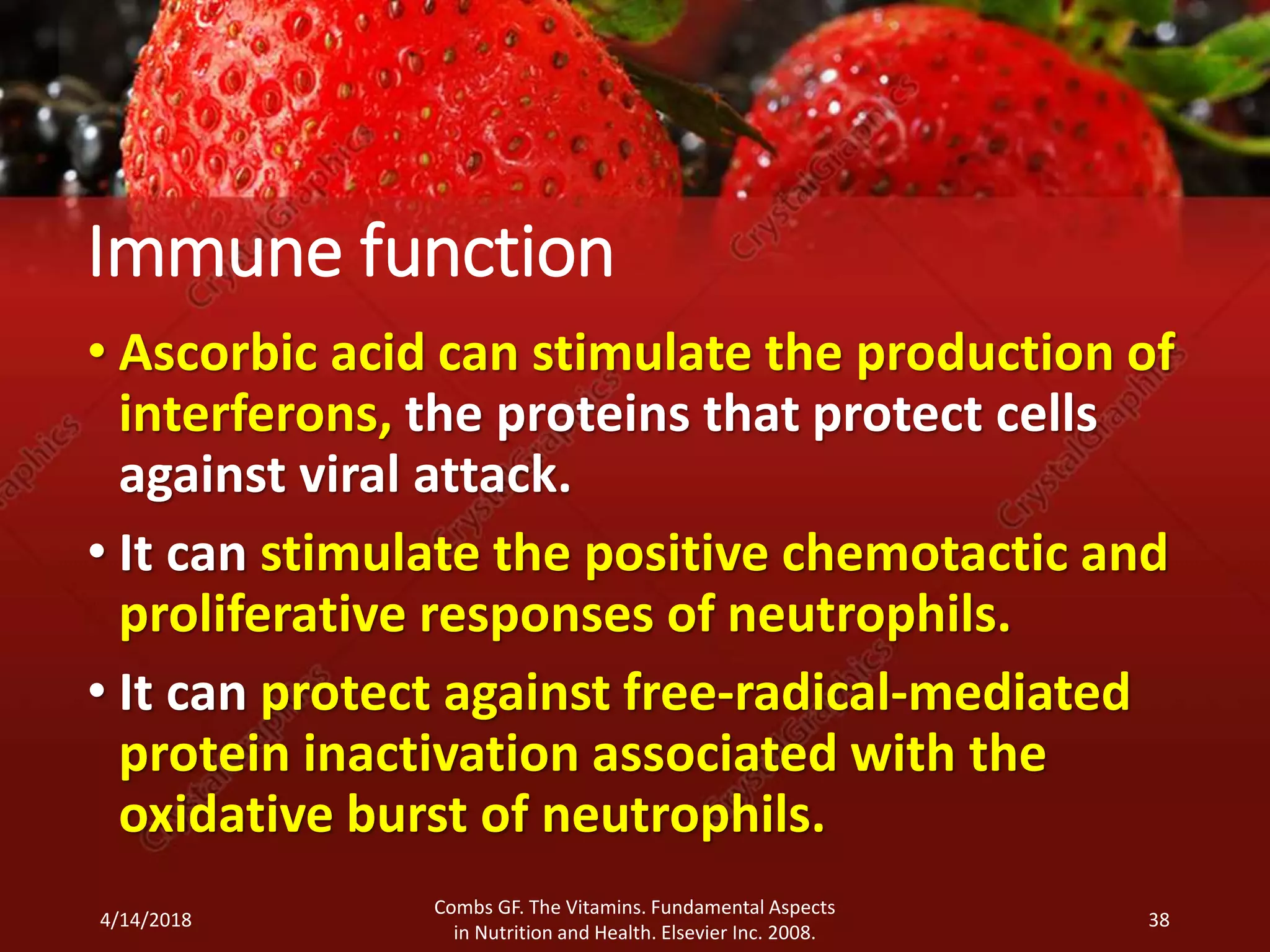 Metabolic functions of vitamin C | PPSX