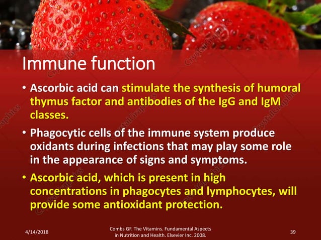 Metabolic functions of vitamin C | PPSX