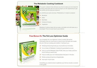 Metabolic kitchen: Fat loss cookbook. | PPT