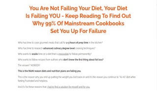 Metabolic kitchen: Fat loss cookbook. | PPT