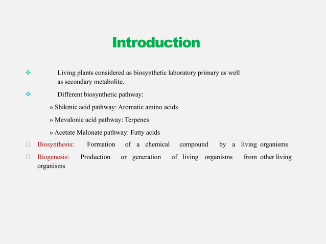 Metabolic pathway in higher plants and their determination | PPTX | Endocrine and Metabolic ...
