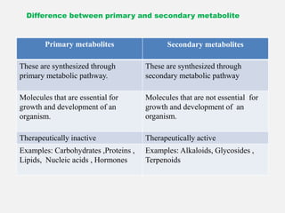 Metabolic pathway in higher plants and their determination | PPTX