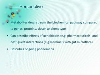 Metabolic Profiling_techniques and approaches.ppt