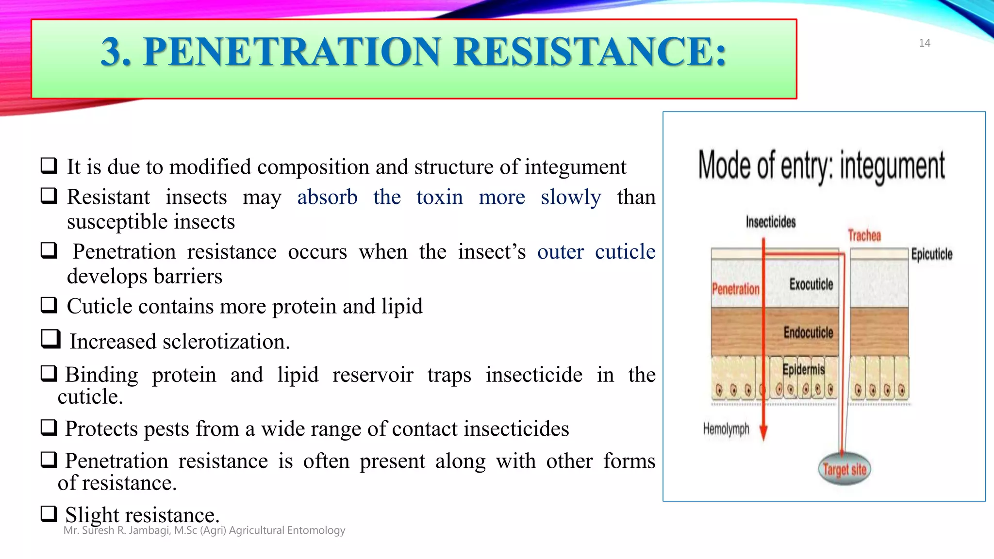 Metabolic resistance mechanism in insects | PPTX