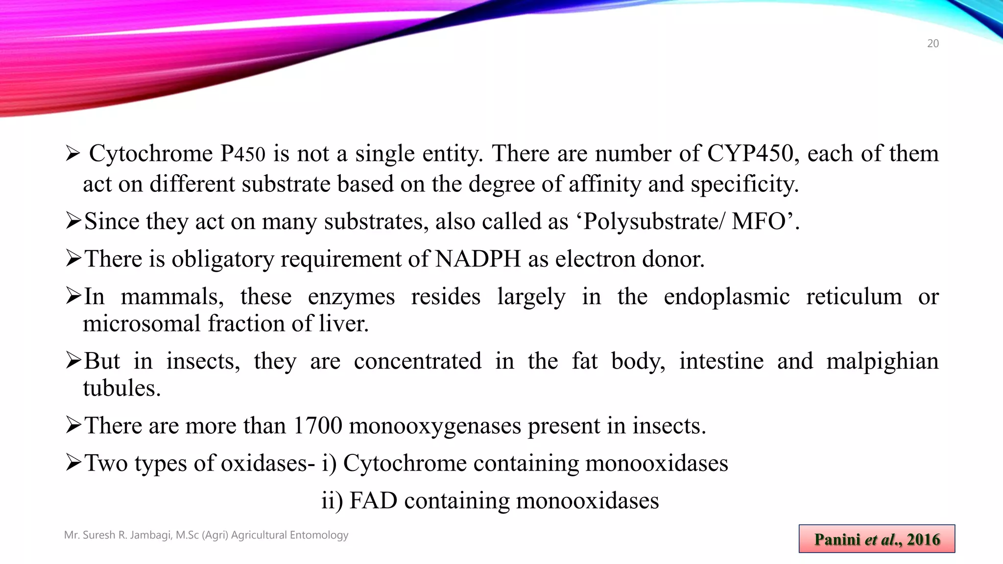 Metabolic resistance mechanism in insects | PPTX
