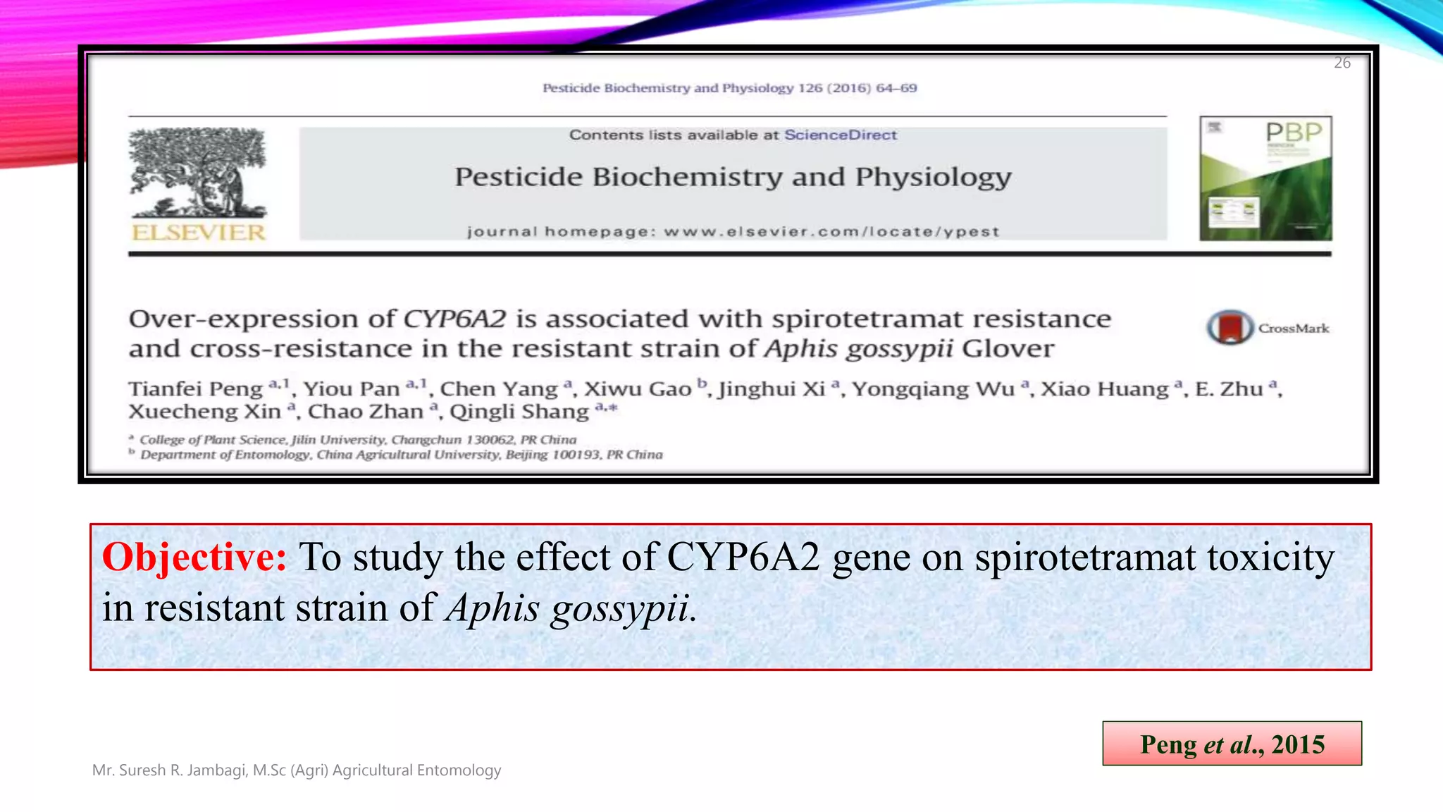 Metabolic resistance mechanism in insects | PPTX