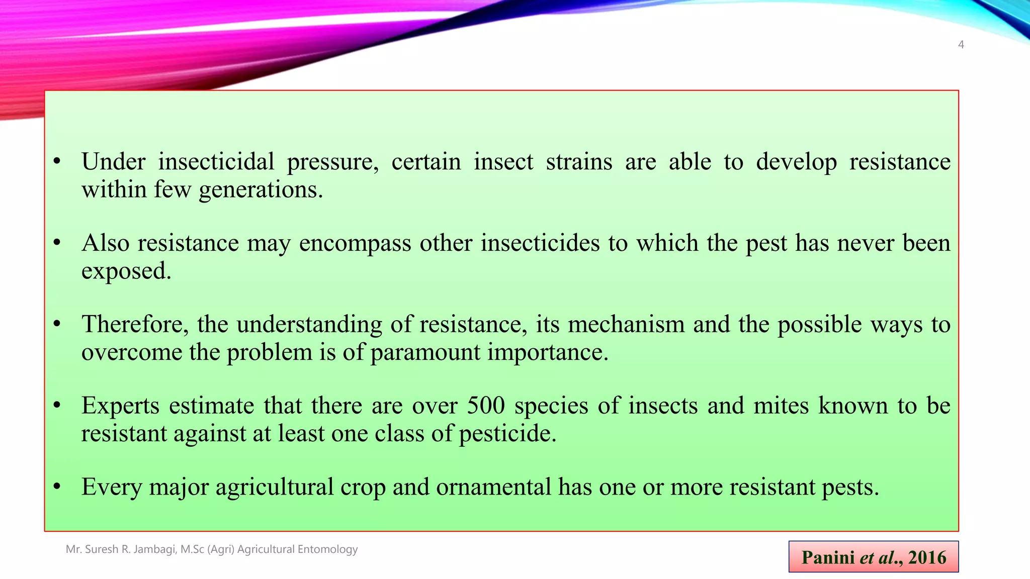 Metabolic resistance mechanism in insects | PPTX