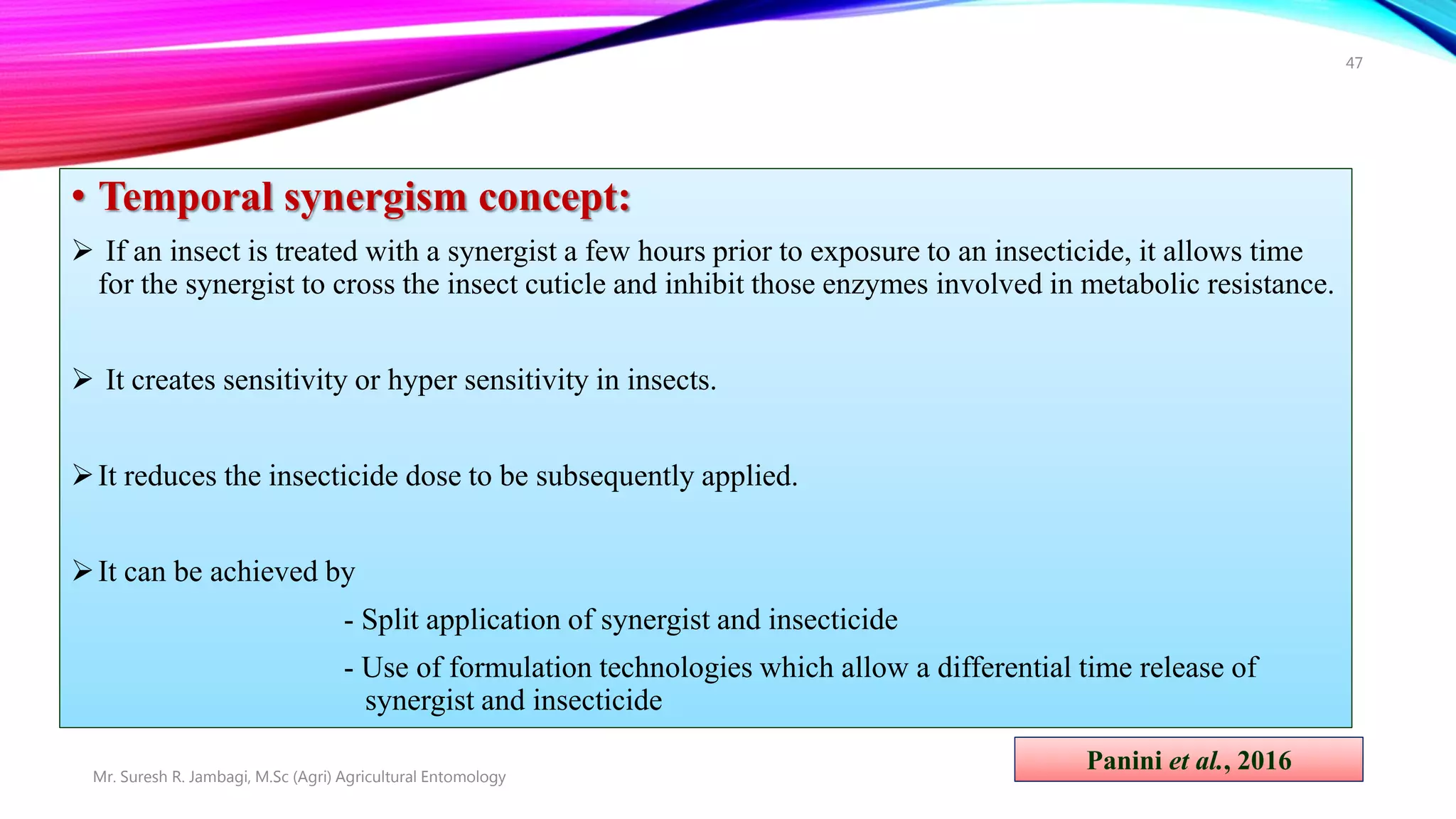 Metabolic resistance mechanism in insects | PPTX