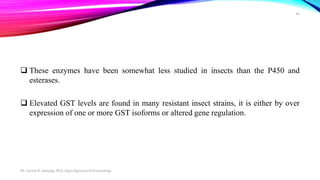 Metabolic resistance mechanism in insects | PPTX