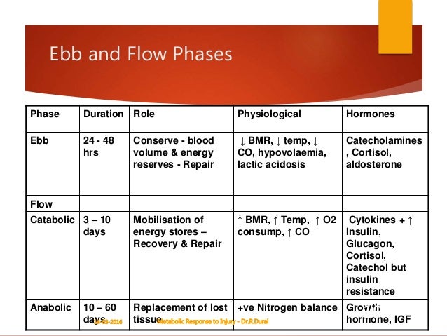 Metabolic response to injury 14 03-16