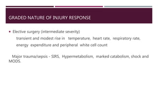 Metabolic response to trauma | PPTX