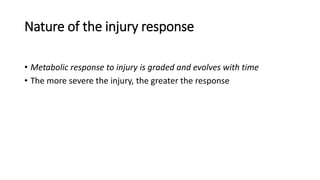 METABOLIC RESPONSE TO TRAUMA & IV fluids in Surgery.pptx
