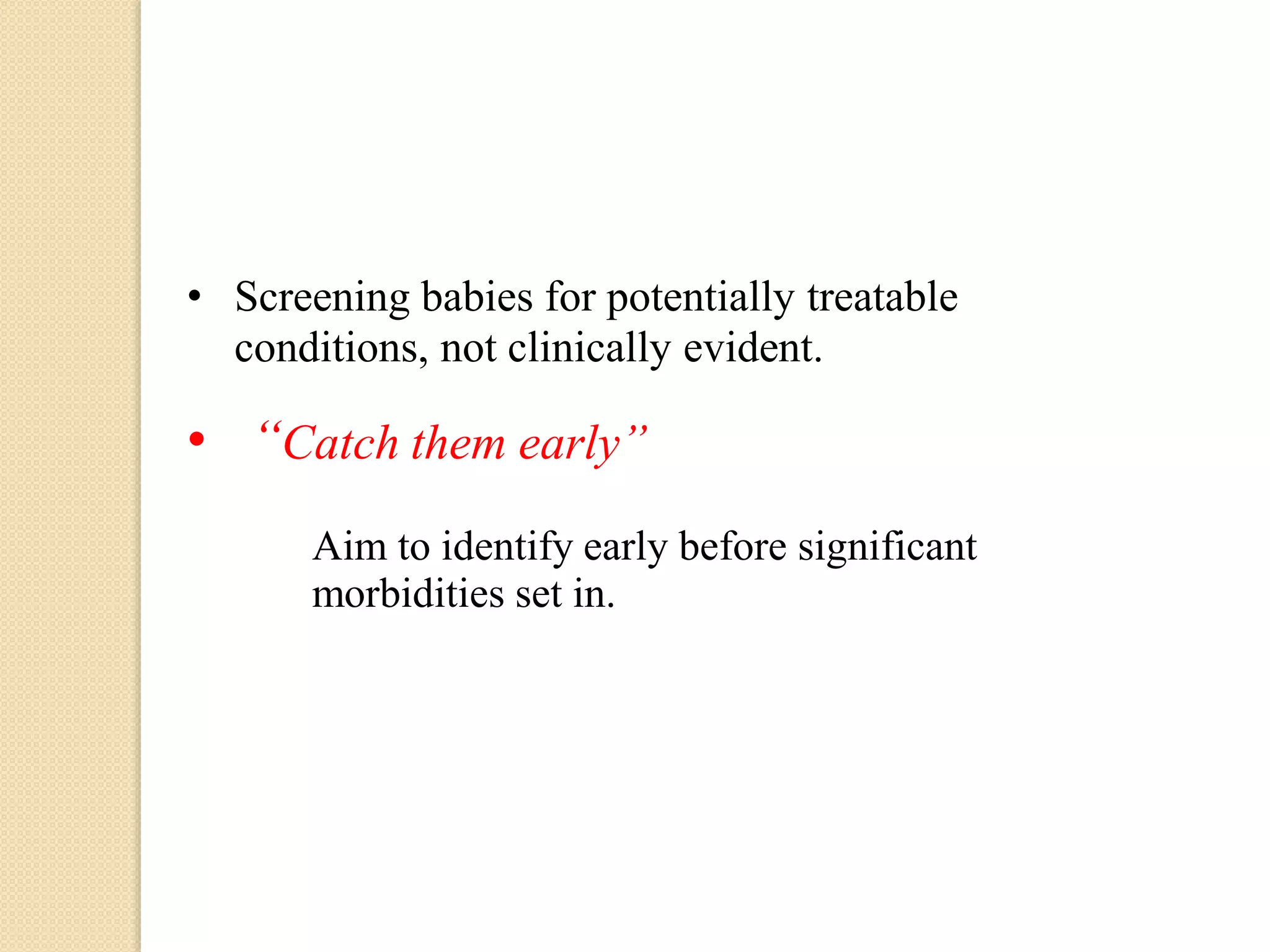 Metabolic screening in newborn | PPTX