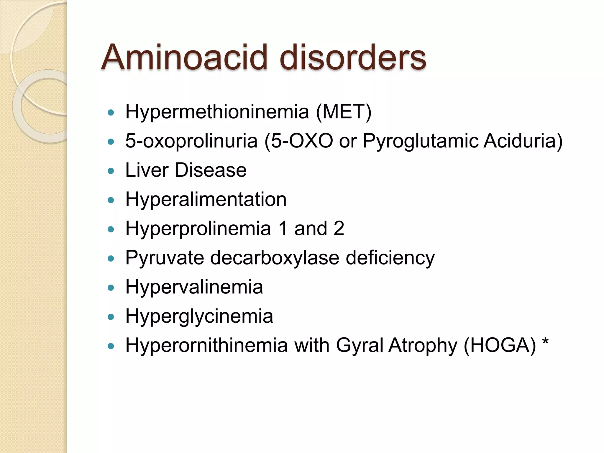 Metabolic screening in newborn | PPTX